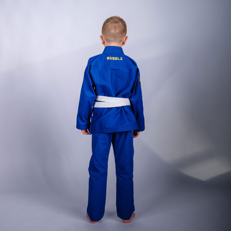 Rebelz BJJ Gi Kids Gold Standard 2 blue - Rebelz
