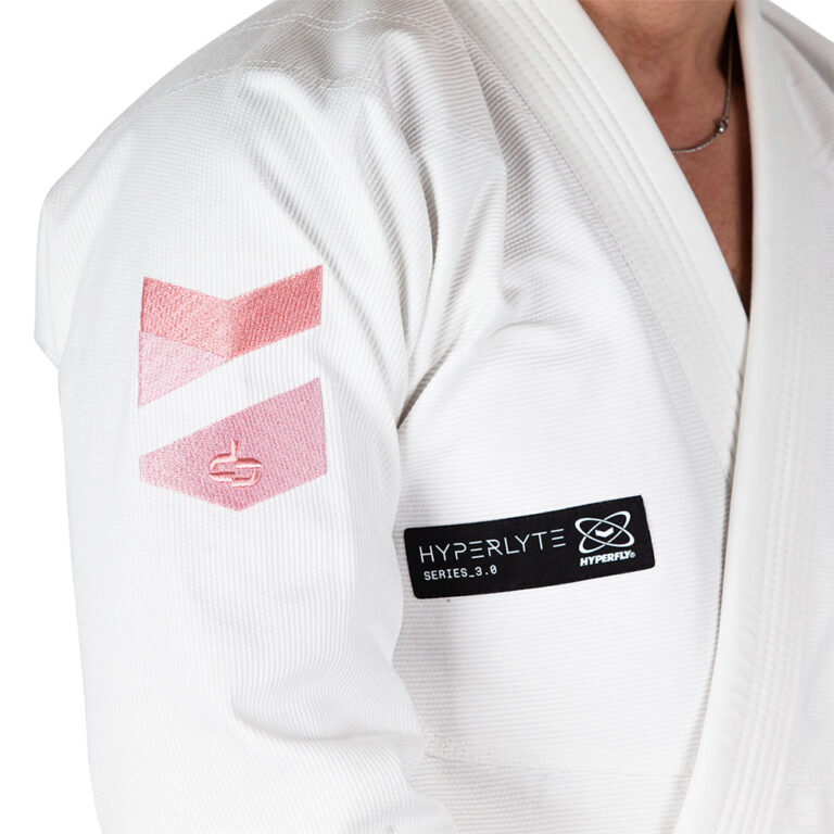 Hyperfly BJJ Gi Hyperlyte 3.0 white/candy pink - Rebelz