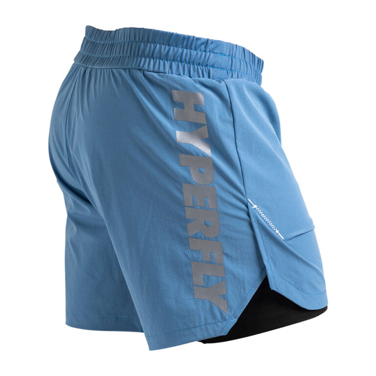Hyperfly Combat Shorts Icon 4 azure - Rebelz