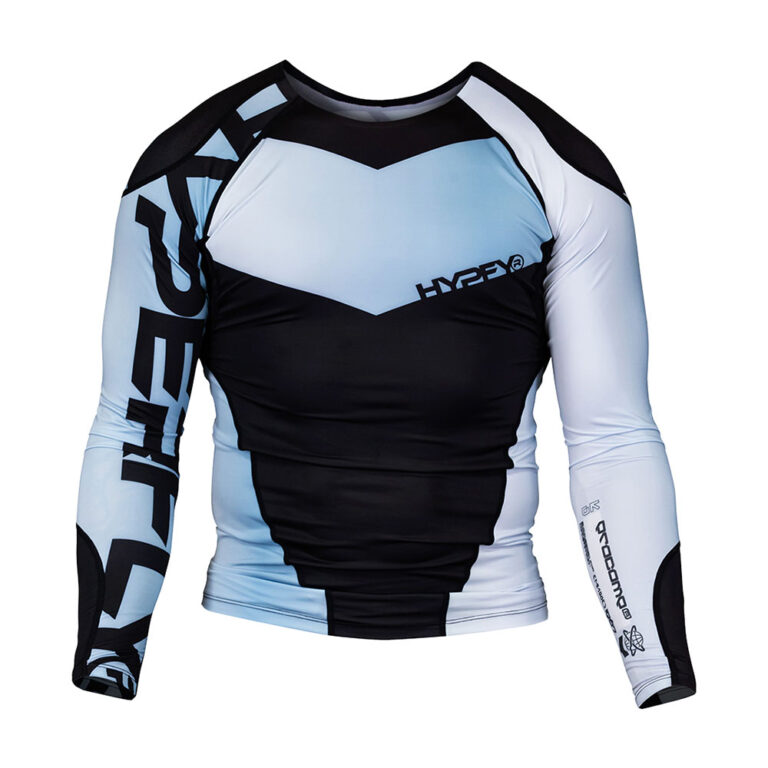 Hyperfly Rashguard ProComp Supreme Edge Long Sleeve silver - Rebelz