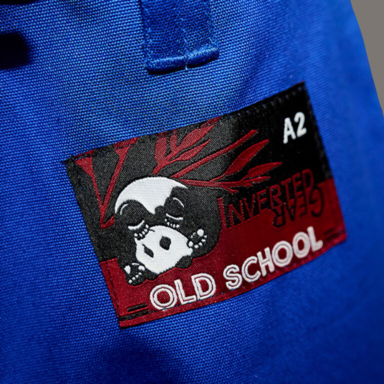 Inverted Gear BJJ Gi Old School blue - Rebelz | Limited edition