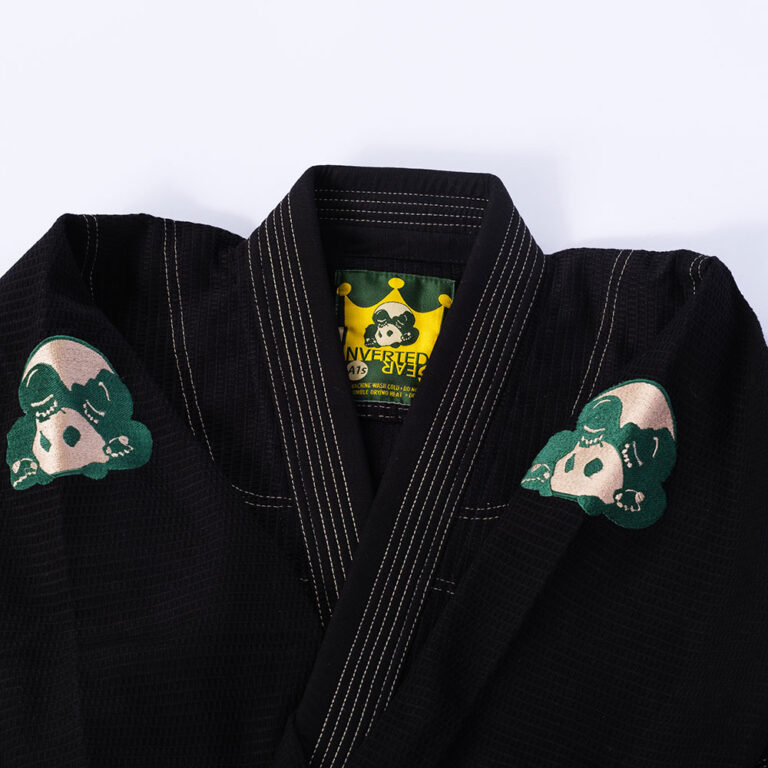 Inverted Gear BJJ Gi Gold Weave V2 black - Rebelz