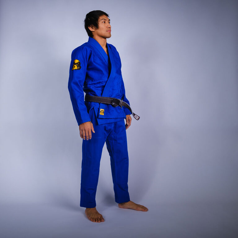 Inverted Gear BJJ Gi Old School V2 blue - Rebelz