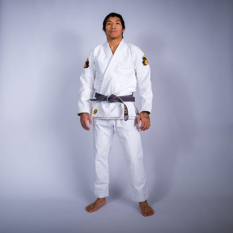 Inverted Gear BJJ Gi Old School V2 white - Rebelz