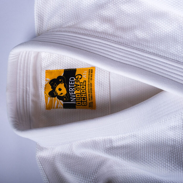Inverted Gear BJJ Gi Old School V2 white - Rebelz