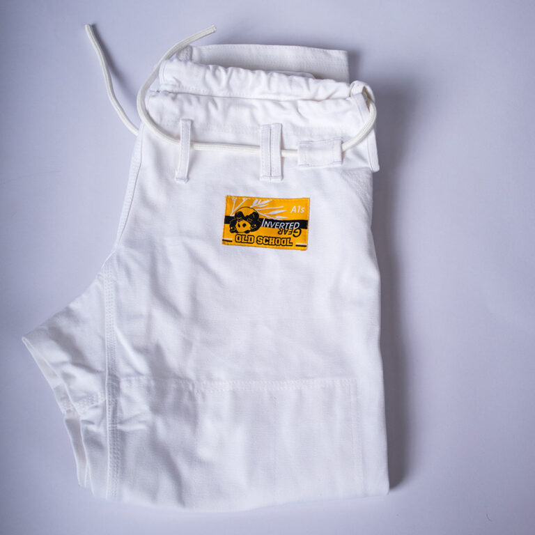 Inverted Gear BJJ Gi Old School V2 white - Rebelz