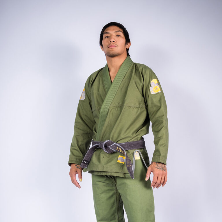 Inverted Gear BJJ Gi Ultralight green - Rebelz | Limited edition