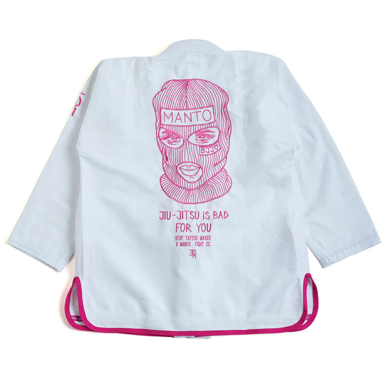 Manto x KTOF BJJ Gi Balaclava white - Rebelz