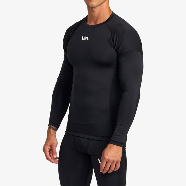 RVCA Rashguard Compression Long Sleeve black - Rebelz | RVCA Europe
