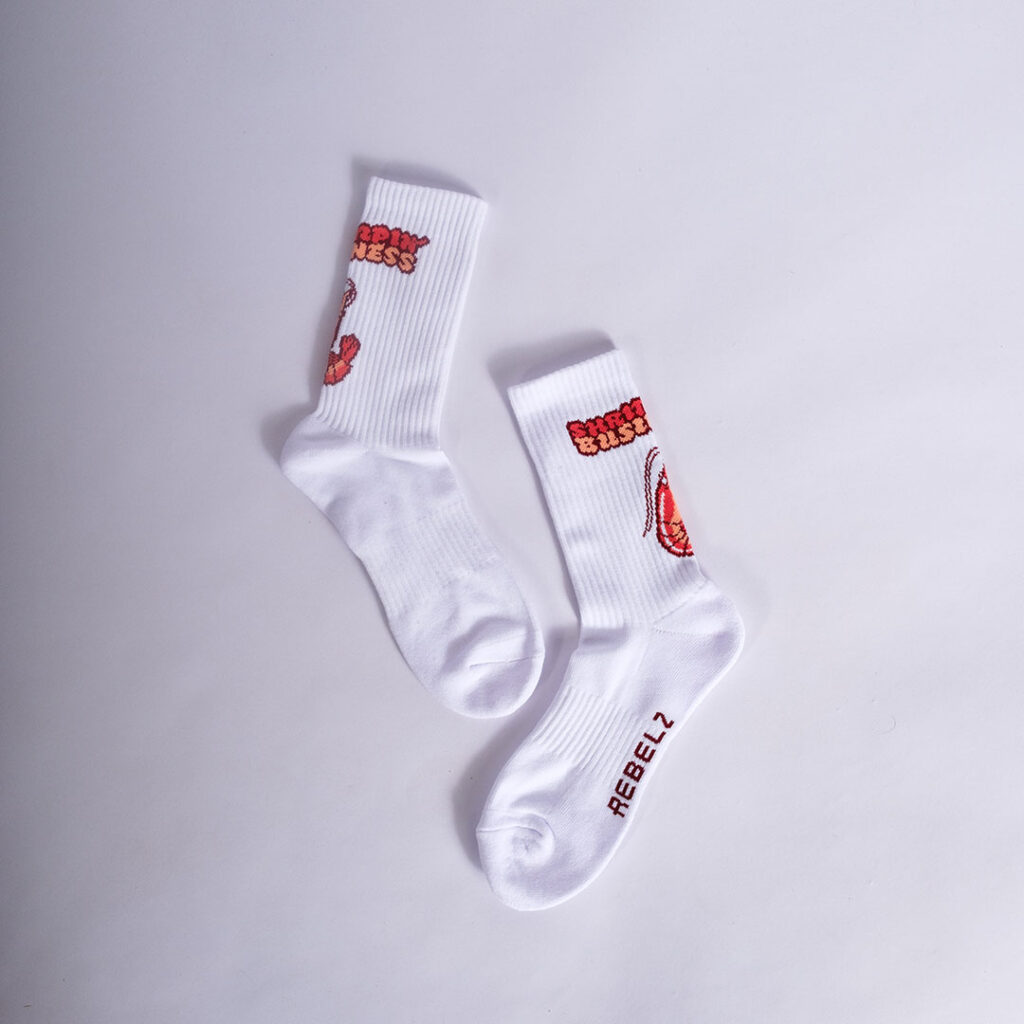 Rebelz Sport socks Shrimpin Business - Rebelz
