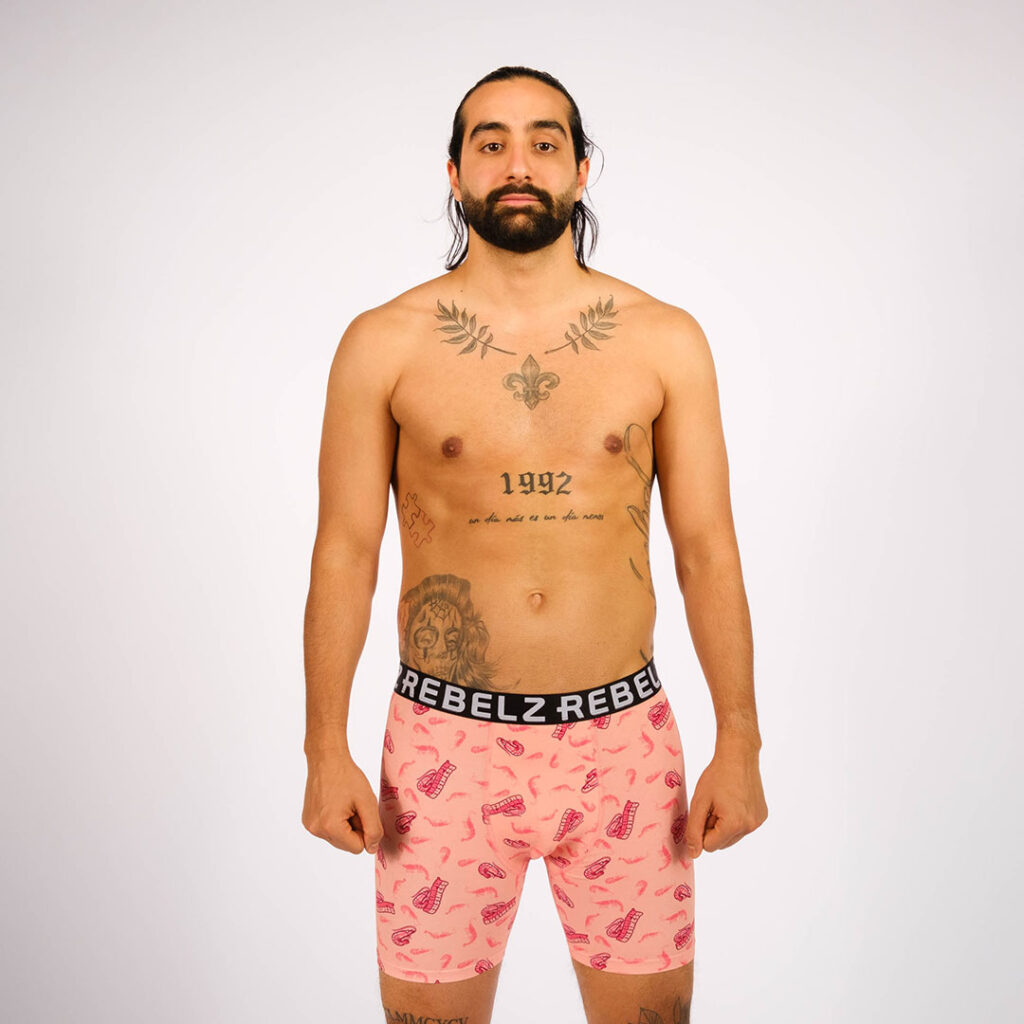 Rebelz Underwear Boxers Shrimpin Business - Rebelz