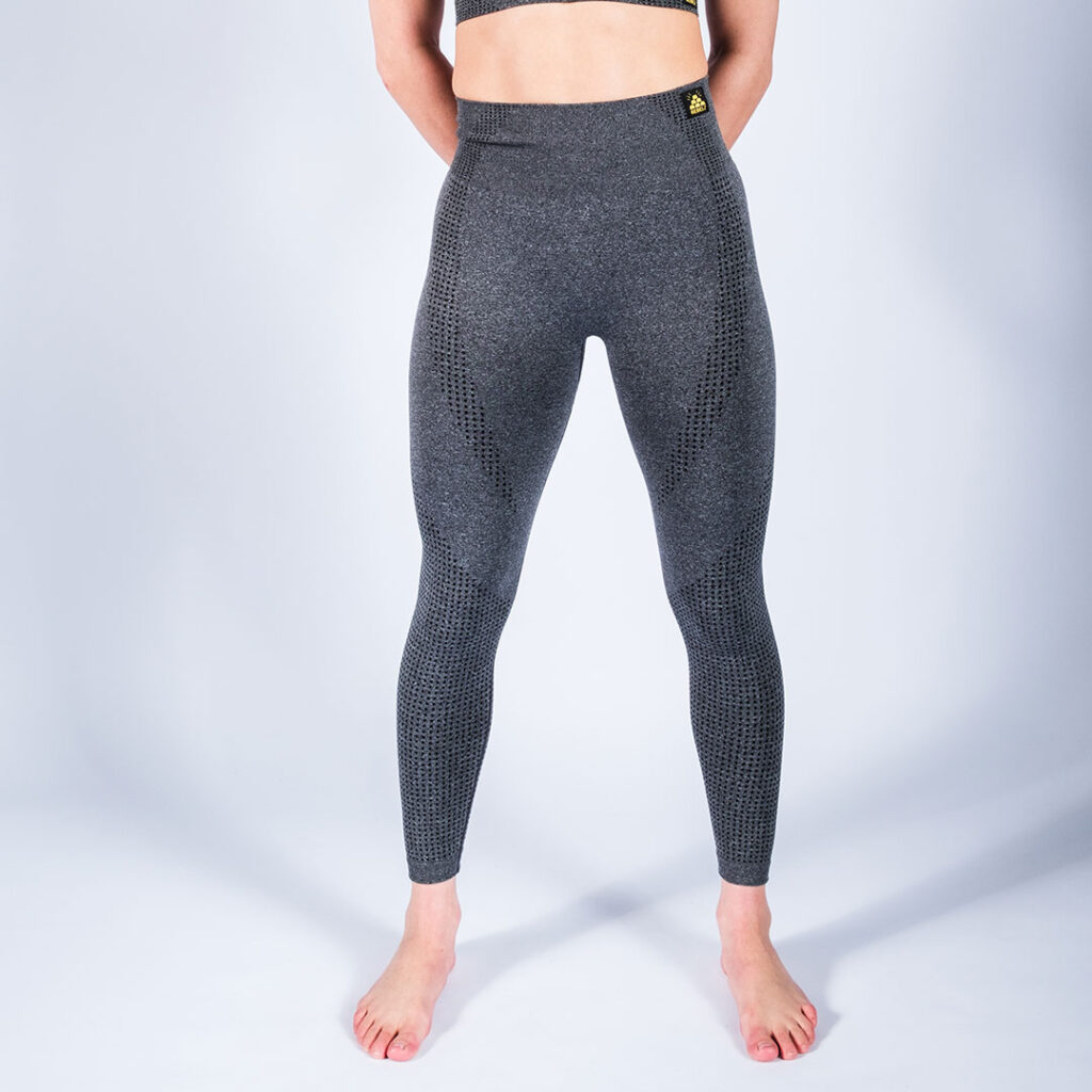 Rebelz Seamless Tights Women Gold Standard grey - Rebelz