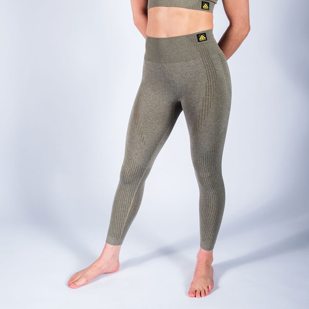 Rebelz Seamless Tights Women Gold Standard khaki - Rebelz